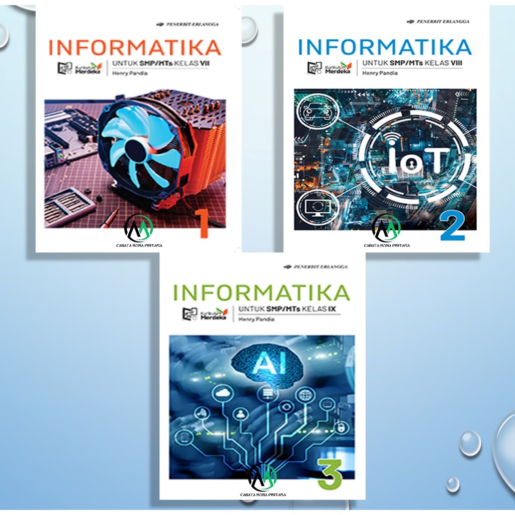 Jual [Penerbit Erlangga] Informatika Kelas 7, 8 & 9 Kurikulum Merdeka | Shopee Indonesia
