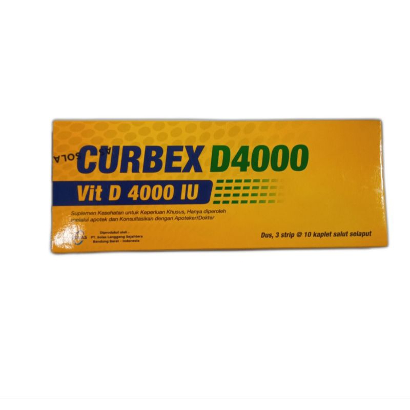 Jual Curbex D4000 / vitamin D3 box original | Shopee Indonesia