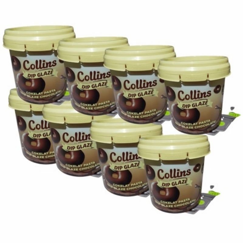Jual Collins Dip Glaze 1kg All Varian / Topping Pasta Coklat Donat ...