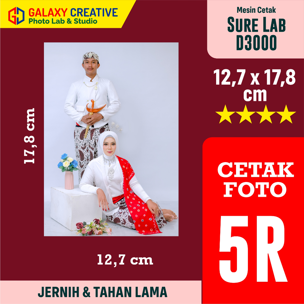 Jual GALAXY I Cetak Foto Lab I Ukuran 5R I Photo Lab I High Quality ...