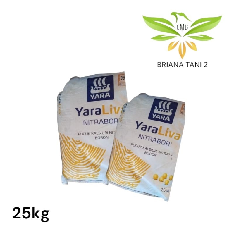 Jual YARA LIVA NITABOR 25KG Nitrabor Pupuk Kalsium Nitrat Boron 25 kg ...