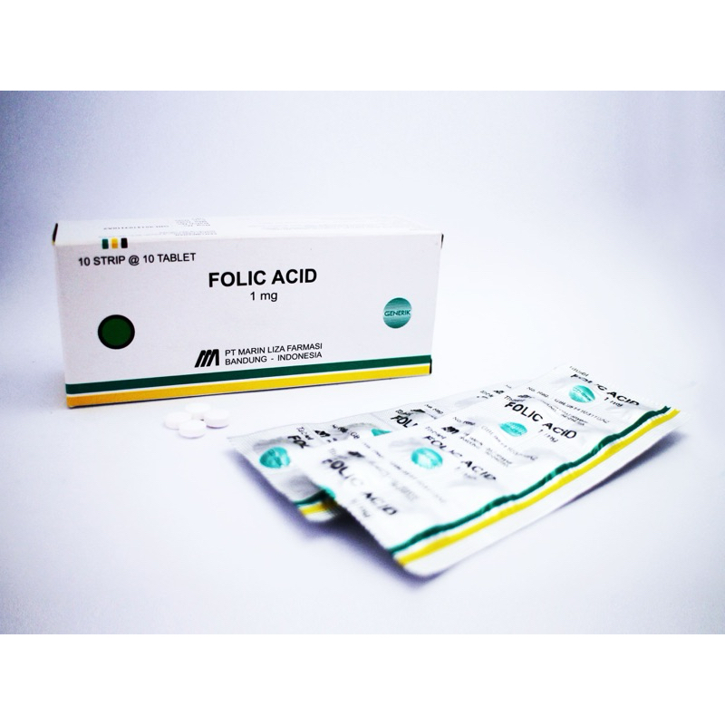 Jual FOLIC ACID MARIN LIZA BOX 100 TABLET | Shopee Indonesia