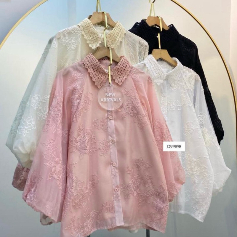 Jual FRASYA | Alena Kemeja Blouse Import Bangkok Katbol Premium ...