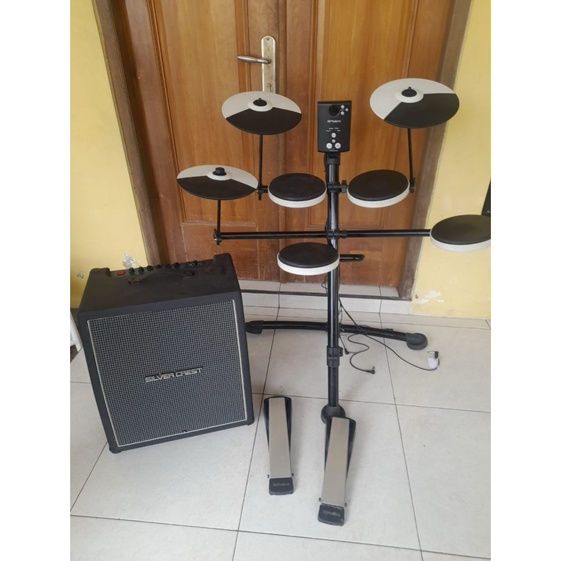 Jual Drum elektrik roland td 1kv lengkap dengan ampli | Shopee Indonesia