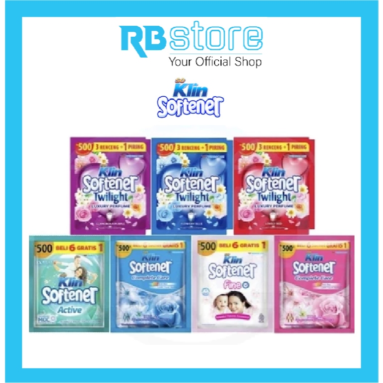 Jual SOKLIN SOFTENER SACHET 500 14ML ISI 12 - 14 SACHET / 3 RENCENG ...