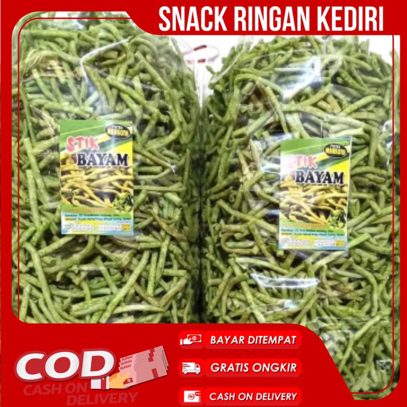 Jual stik bawang bayam 1kg / stik bawang / stik bayam 1kg | Shopee ...