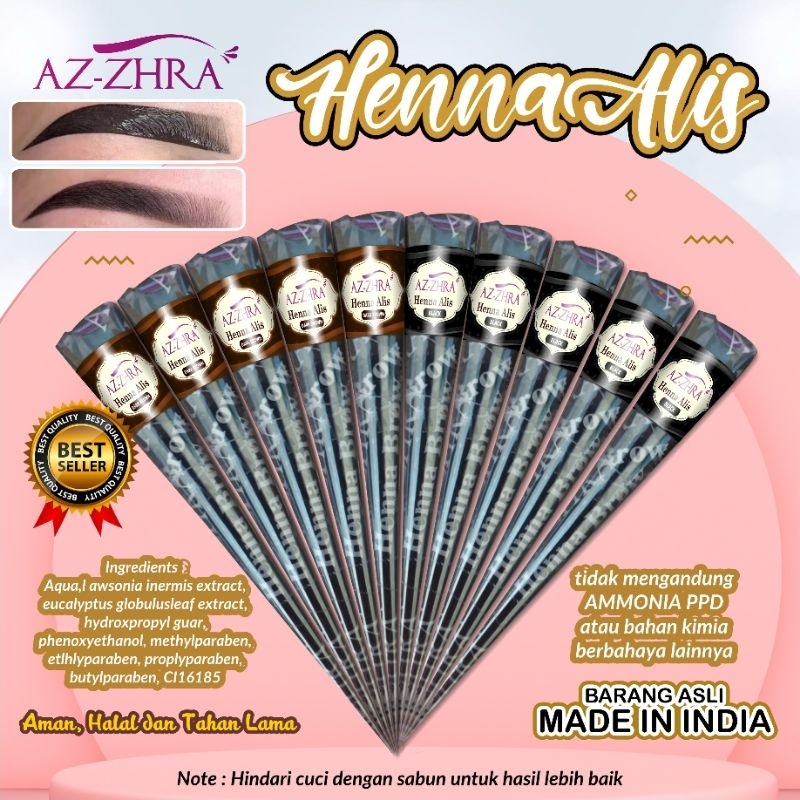 Jual AZ_ZHRA HENNA ALIS EYEBROW | Shopee Indonesia