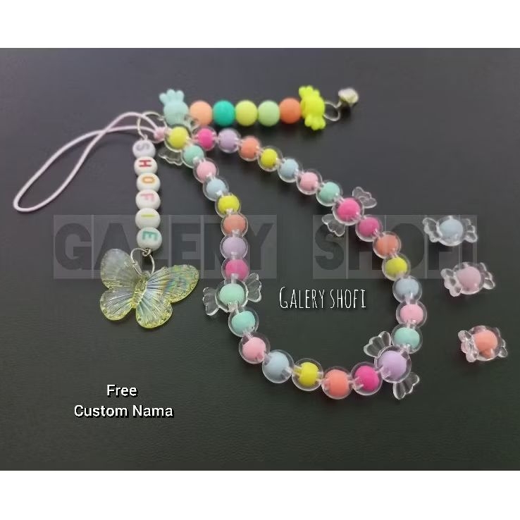 Jual Gantungan HP Free Custom Nama | Tali HP | Lanyard HP | Strap HP ...