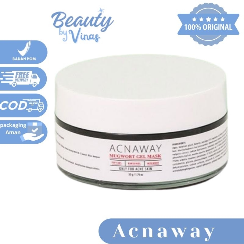 Jual ACNAWAY - Mugwort Gel Mask Anti Pores masker gel masker Mugwort ...