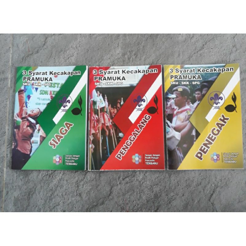 Jual BUKU PRAMUKA SKU/SKK/SPG SIAGA/PENGGALANG/PENEGAK 3 IN 1 | Shopee Indonesia