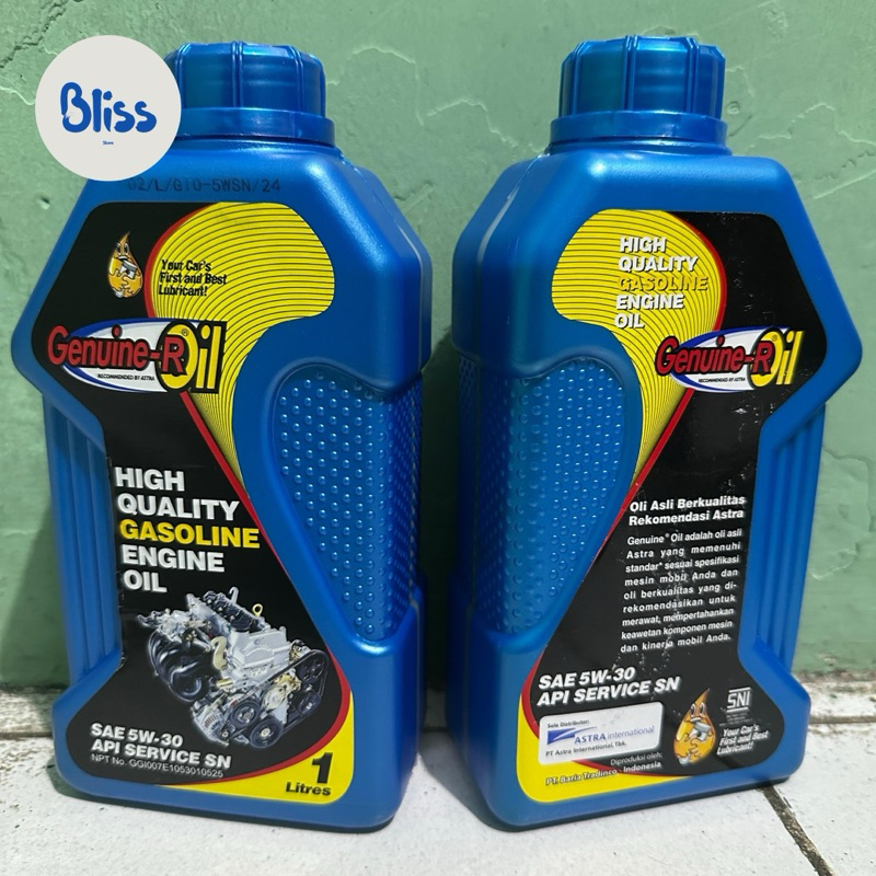 Jual Oli Mesin Daihatsu Genuine R Oil 5W-30 ORIGINAL Api Service SN 1 ...
