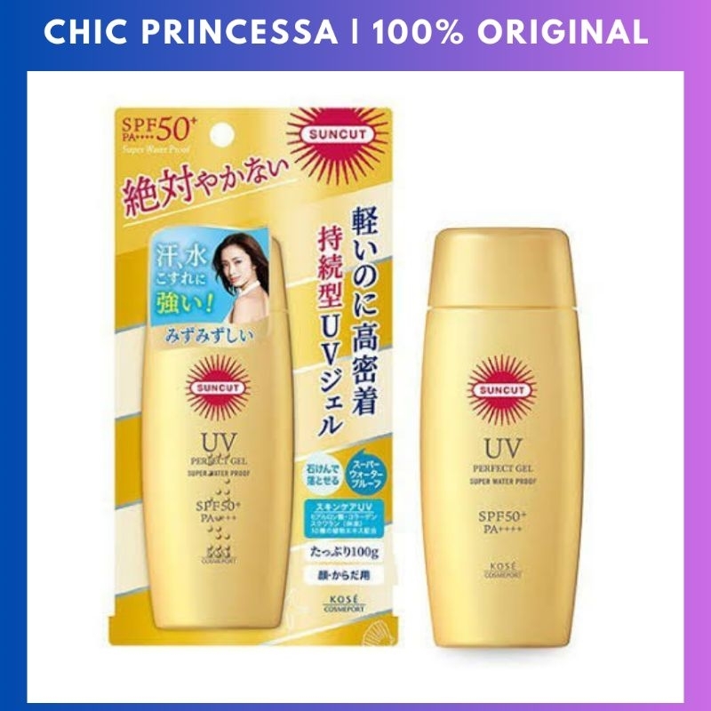Jual Kose Suncut UV Perfect Gel Sunscreen SPF 50+ PA++++ 100g | Shopee Indonesia