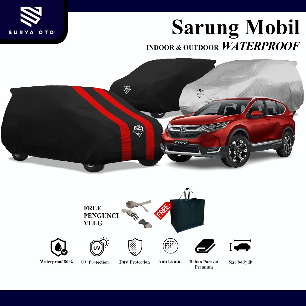 Jual Sarung Cover Penutup Tutup Mobil Honda CRV Waterproof | Shopee ...