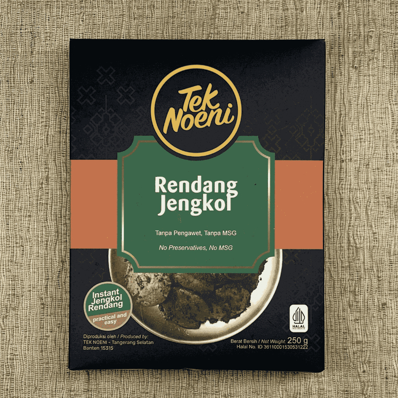 Jual Rendang Jengkol [Ready to Eat] Siap Santap | 250 gr | Cita Rasa Rendang Padang | Tek Noeni ...