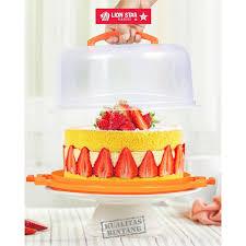 Jual Lion Star Almond Cake Keeper/Tempat Roti Bread Cake Kue Bolu Ulang ...