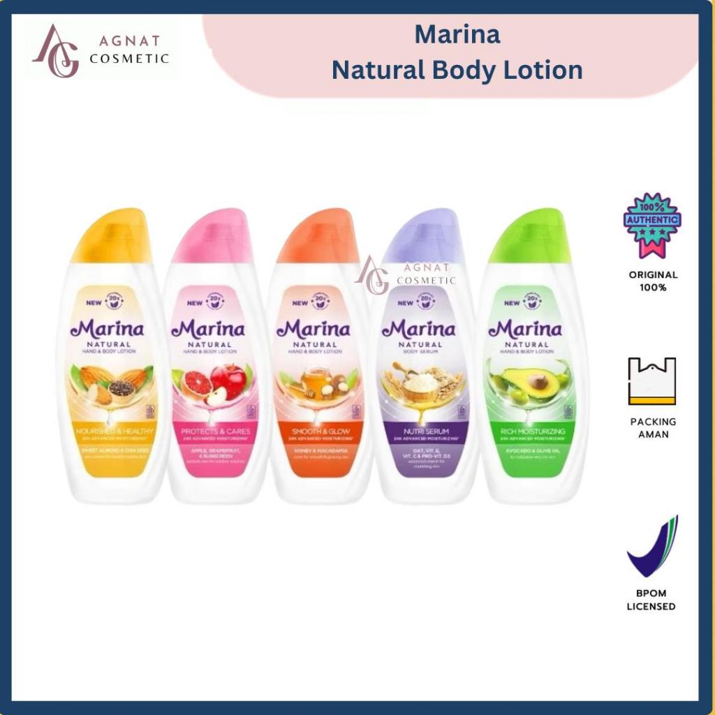 Jual Marina Hand Body Lotion Natural - Smooth & Glow/Rich Moisturizing/ Nourish & Healthy/Nutri ...
