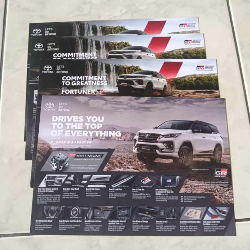 Jual Poster brosur katalog flyer Toyota New Fortuner 2024 | Shopee ...