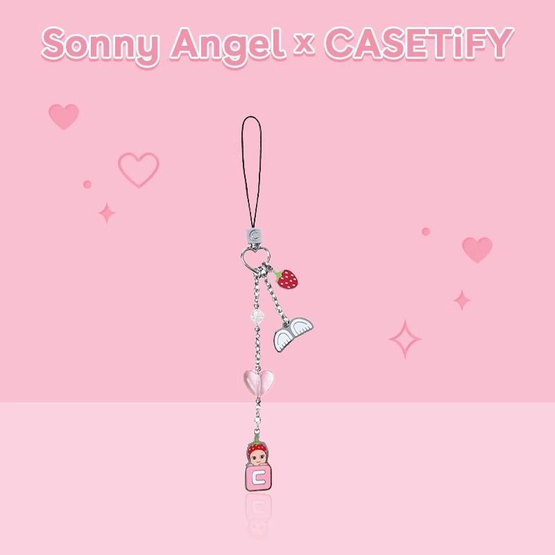 Jual CASETiFY Sweet Strawberry Phone Chain Metal Hanging Chain Ins ...
