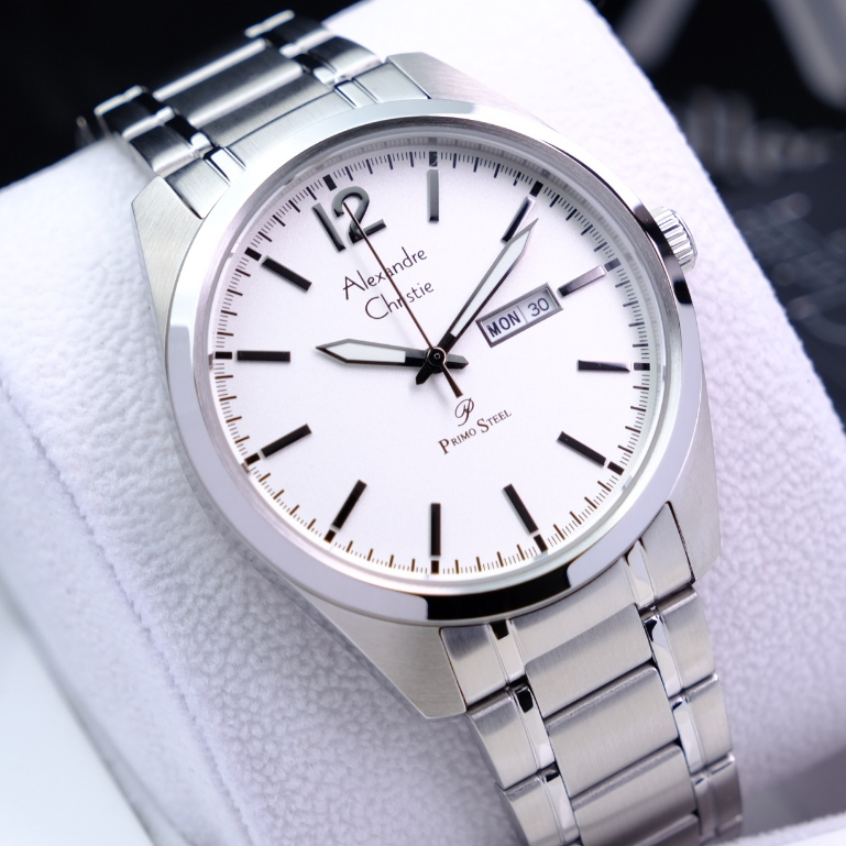 Jual Alexandre Christie Pria Terbaru Original Warna Silver White ...