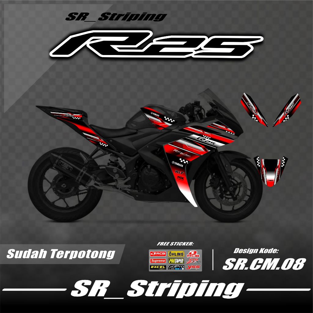 Jual Striping R25 / Stiker R25 / Variasi R25 ( KEREN ) Sticker Setiker ...