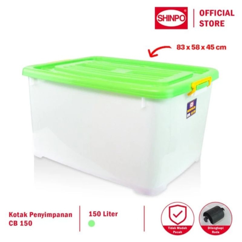 Jual Box Cb 150 Hercules Shinpo/Box Container 150 Liter Shinpo ...