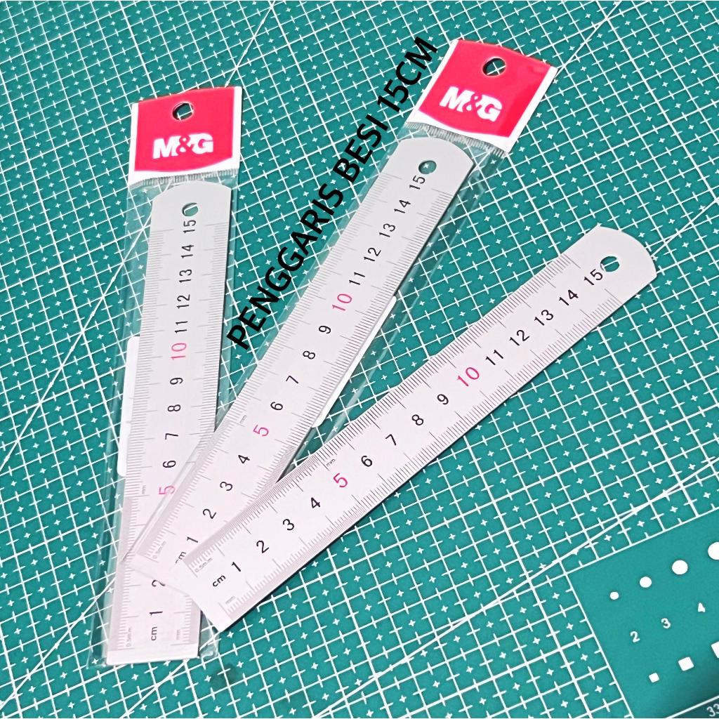 Jual 15cm PENGGARIS BESI Aluminium / Metal Ruler (Mistar | Garisan Besi ...