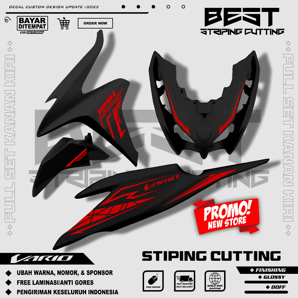 Jual STRIPING CUTTING VARIO KZR VARIO 125 OLD | STIKER CUTTING VARIO ...