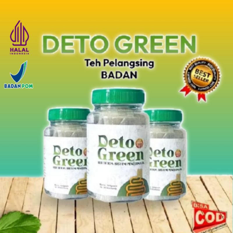 Jual COD TERLARIS DETO GREEN ORIGINAL (PAKET HEMAT 3Btol isi20k/botol ...