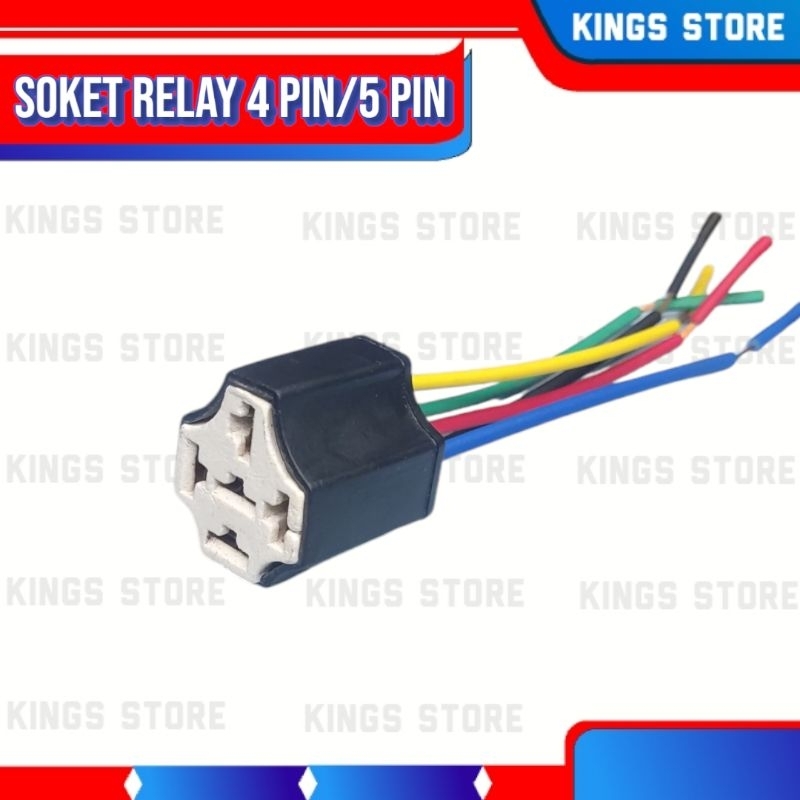 Jual Soket Relay Klakson Motor Mobil 4 Kaki / 5 Kaki ( Material Keramik ...