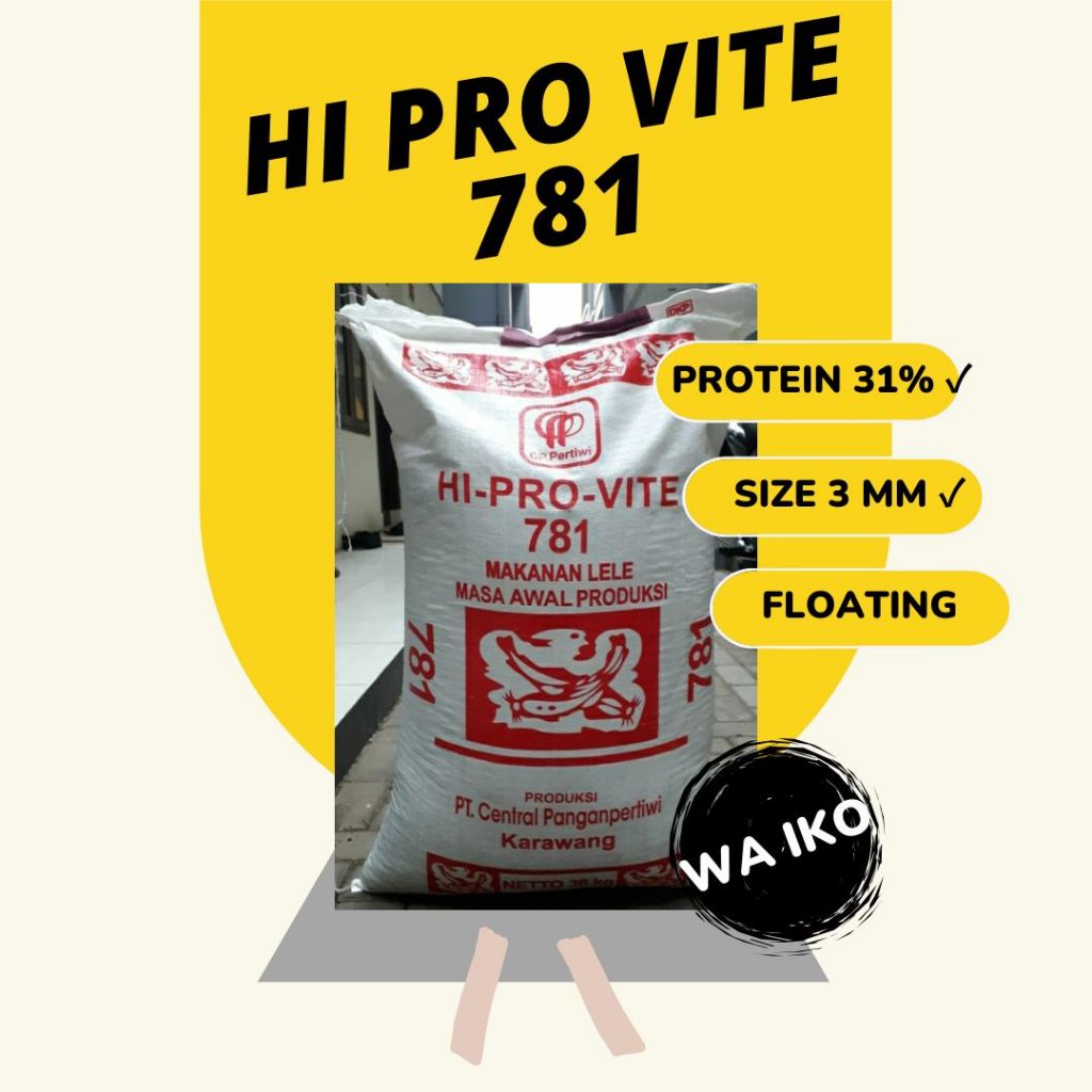 Jual HI PRO VITE 781 PAKAN IKAN LELE NILA MUJAER MAS PATIN DLL TAWAR ...