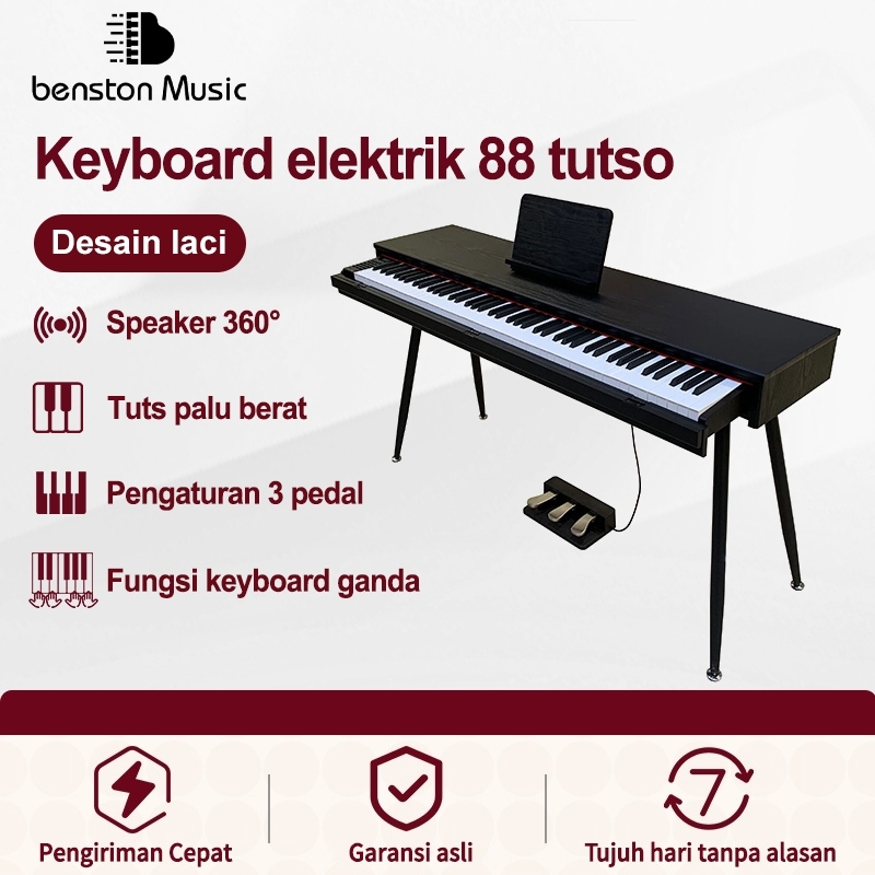 Jual Benston Music- Barang spot! / Keyboard elektrik 88 tuts tipe laci ...