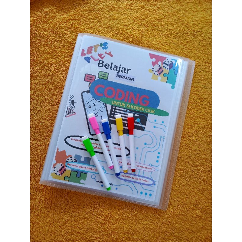 Jual worksheet aktivitas anak coding si koder cilik vol 1 free 5 ...