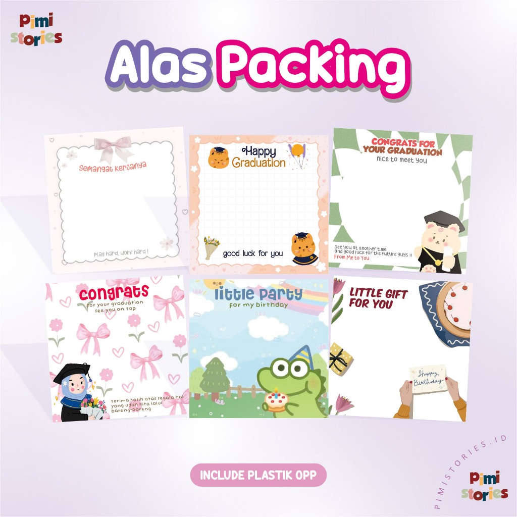 Jual [INCLUDE PLASTIK] ALAS PACKAGING ⚫ MINI GIFT ⚫ ALAS KADO MINI ⚫ ...