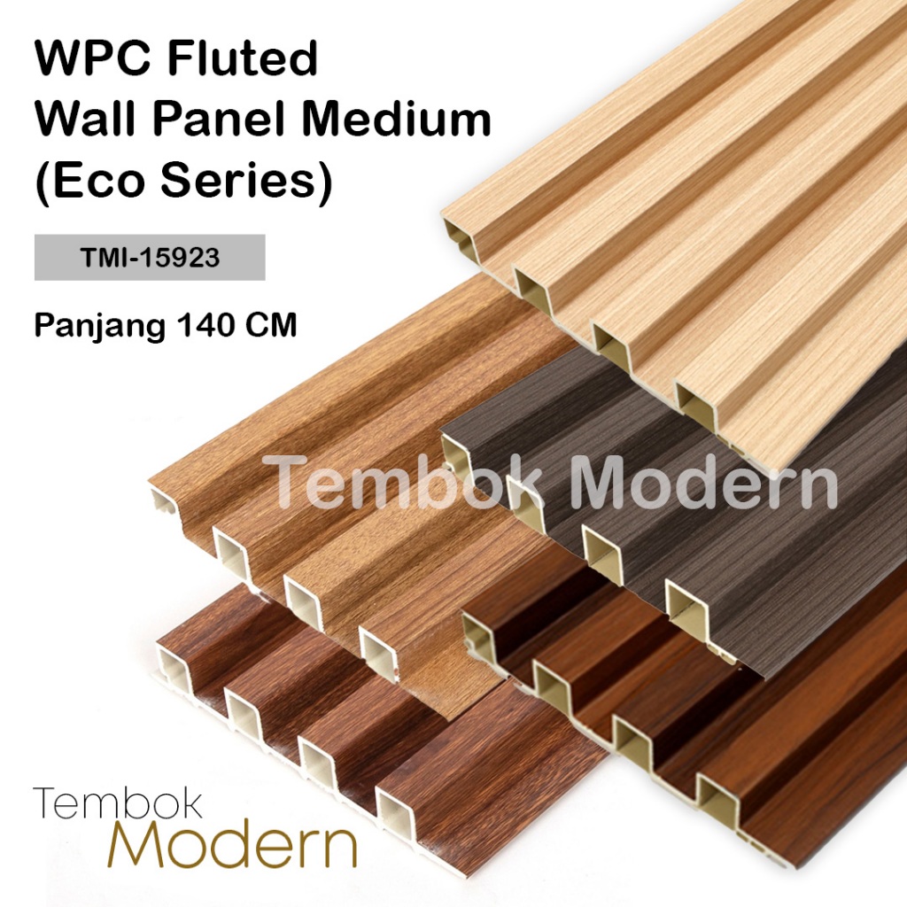 Jual Flute 3D Wood Wall Panel WPC Eco Series Regular Size 140 CM ...