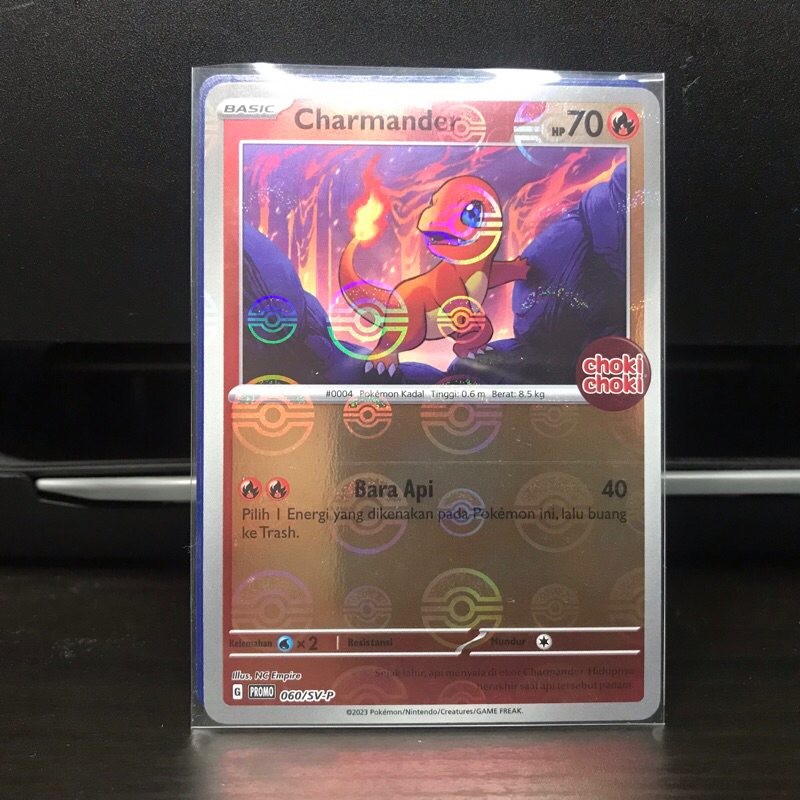 Jual Charmander Holo kartu Pokemon promo Choki choki | Shopee Indonesia