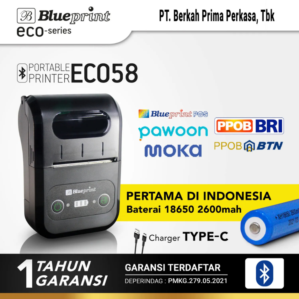 Jual Printer Thermal BLUEPRINT ECO 58 | Shopee Indonesia