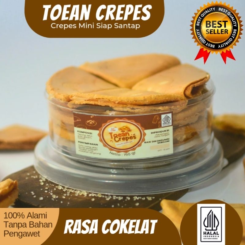 Jual CREPES COKELAT | Makanan Ringan - Cemilan - Kue Kering - Crepes ...
