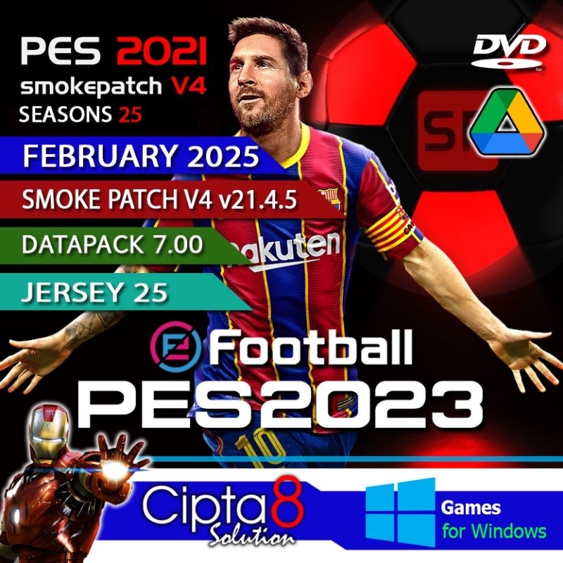 Jual PES 2021 + SMOKE PATCH V4 SEAS0N 25 PRO EVOLUTION SOCCER 2021 ...