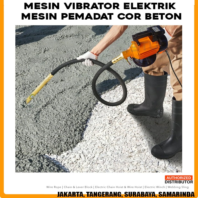 Jual Mesin Pemadat Cor Coran Semen Beton Vibrator Beton Listrik ...