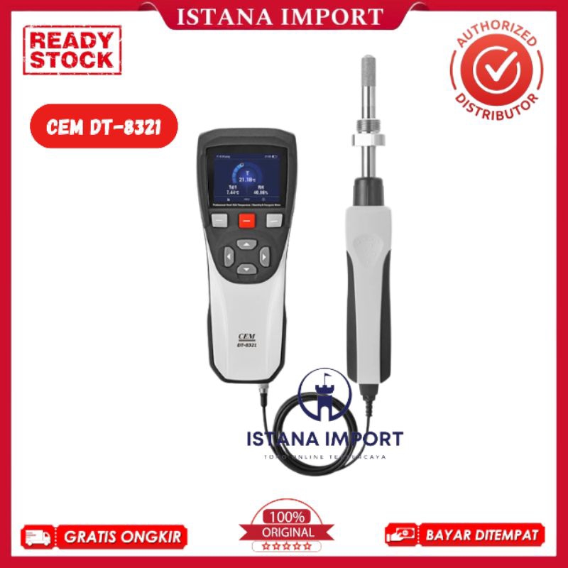 Jual CEM DT-8321 Handheld Digital Dew Point Meter High-precision Dew ...