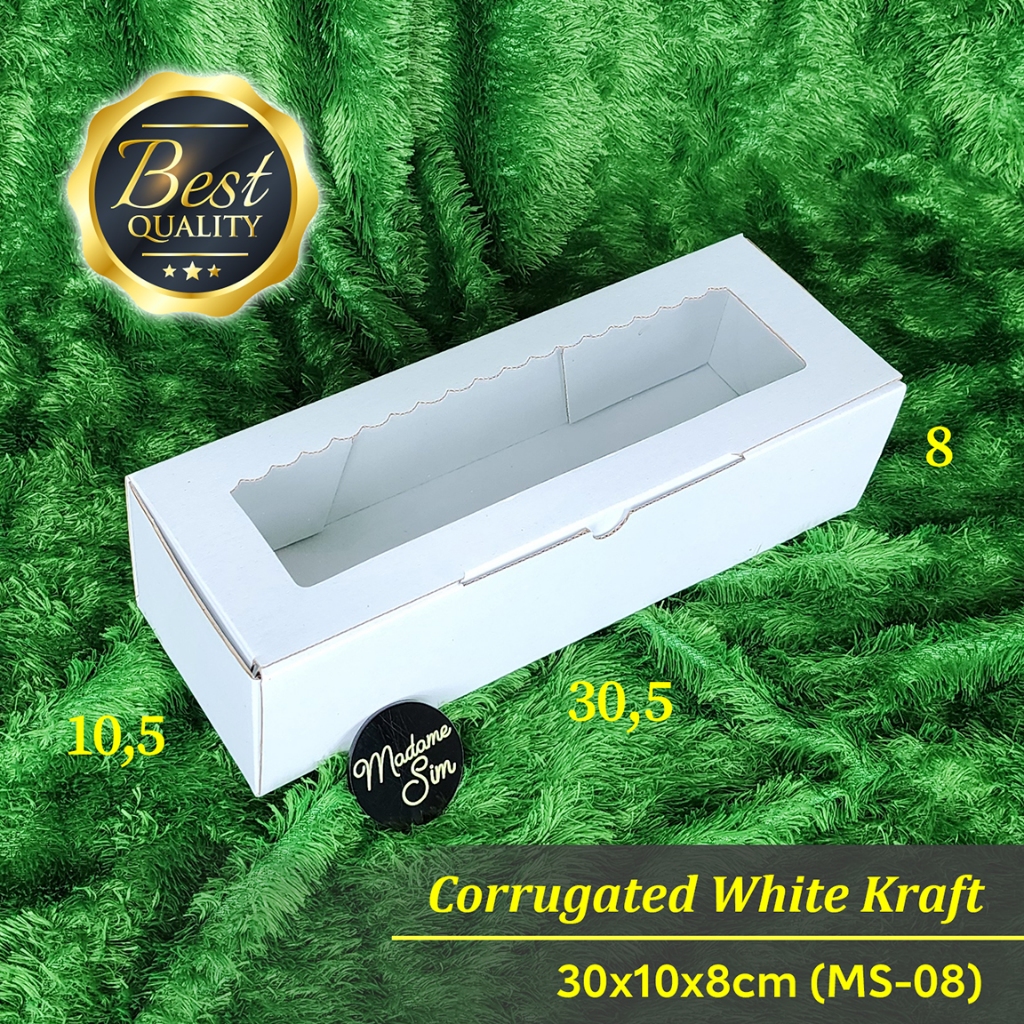 Jual BOX BOLU GULUNG - DUS ROLL CAKE - KOTAK BOLEN 30x10x8 - MS-08 - WK ...