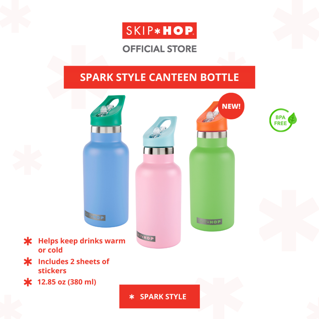 Jual Skip Hop Spark Style Stainless Steel Canteen Bottle – Botol Minum ...