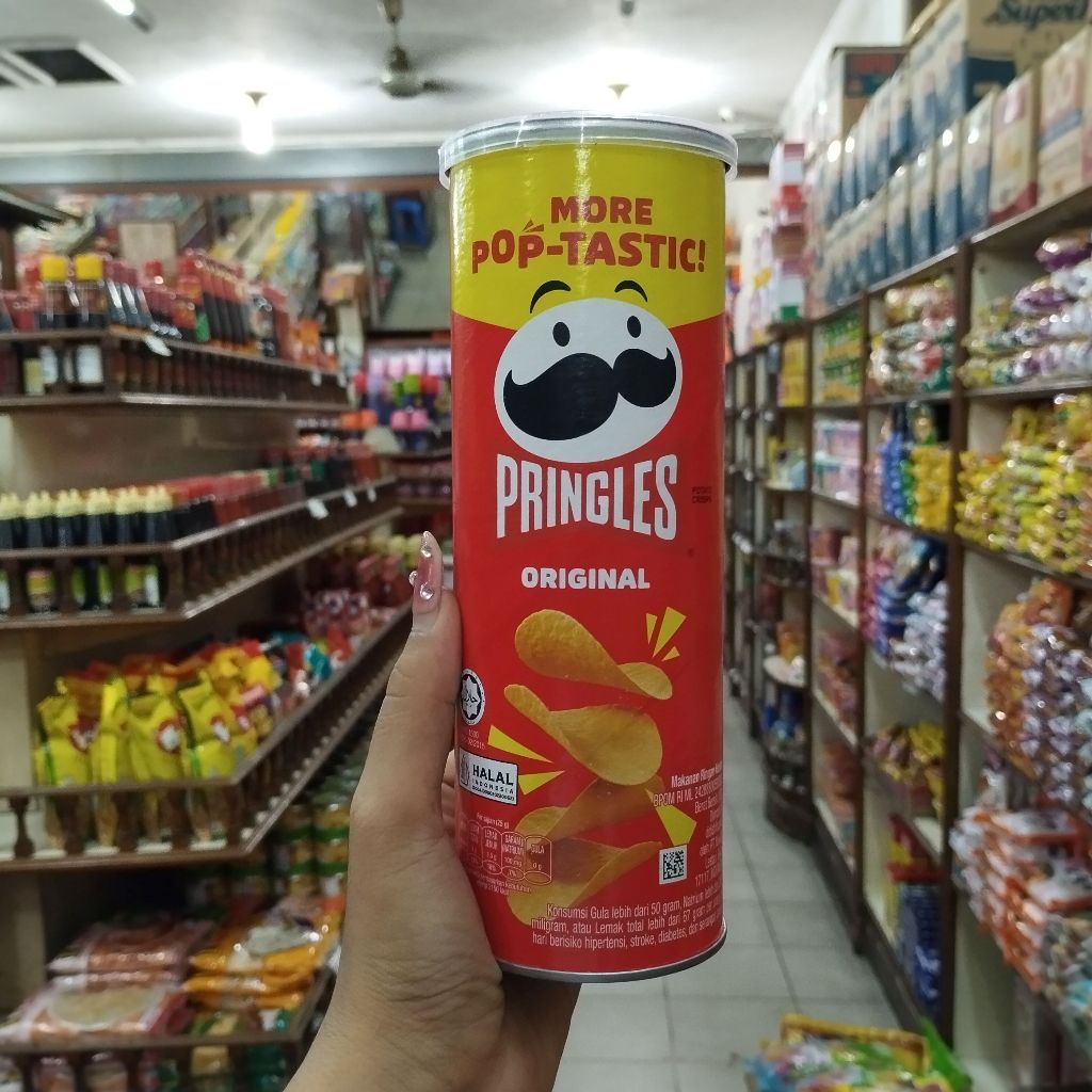 Jual PRINGLES ORIGINAL MAKANAN RINGAN KENTANG 102 g | Shopee Indonesia