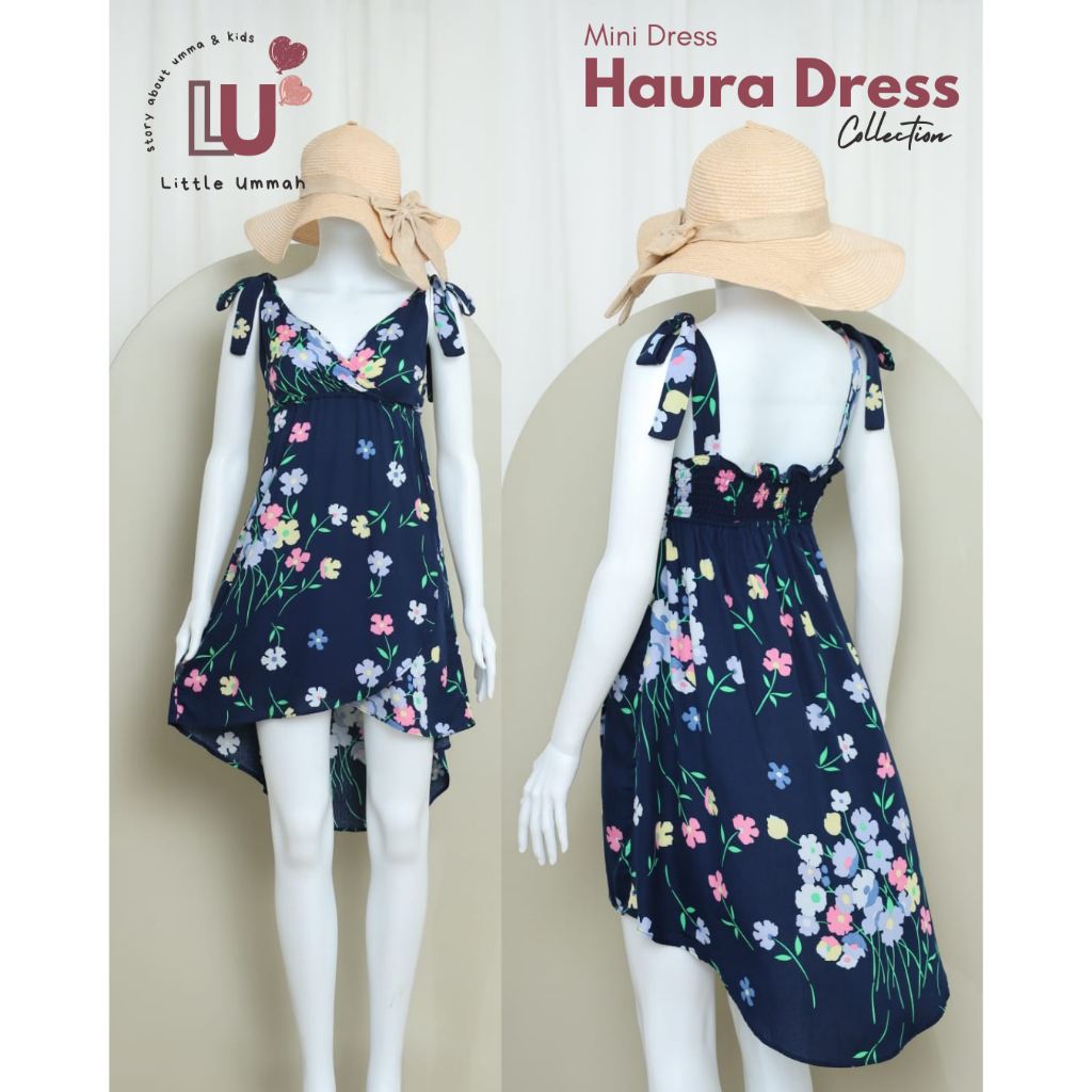 Jual Little Ummah - Home Dress Rayon Pendek Haura Baju Tidur Daster ...