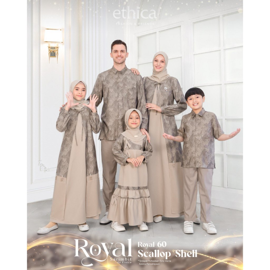 Jual ETHICA SARIMBIT ROYAL 60 SCALLOP SHELL BAJU SARIMBIT COUPLE ...