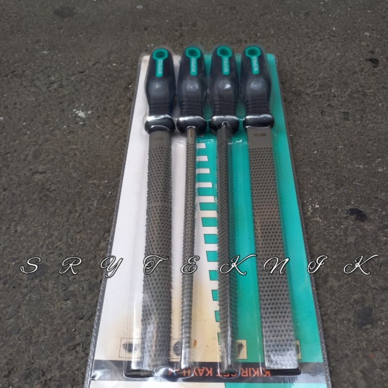 Jual Kikir Kayu WIPRO- Files Wood Set 4 Pcs 10 Inch Quality | Shopee ...