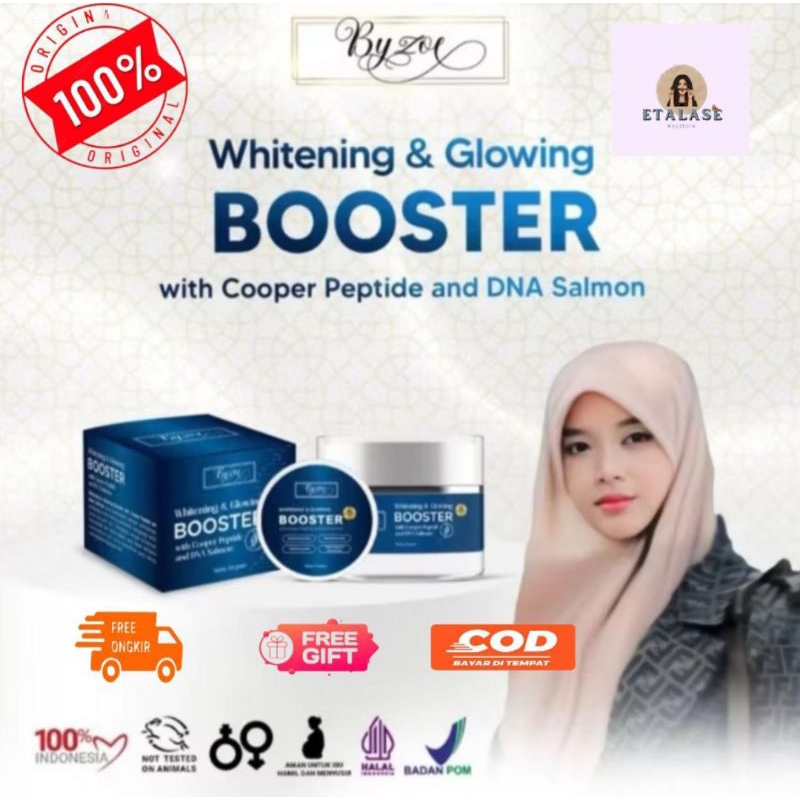 Jual BYZOE whitening & Glowing Booster with DNA Salmon and Copper ...