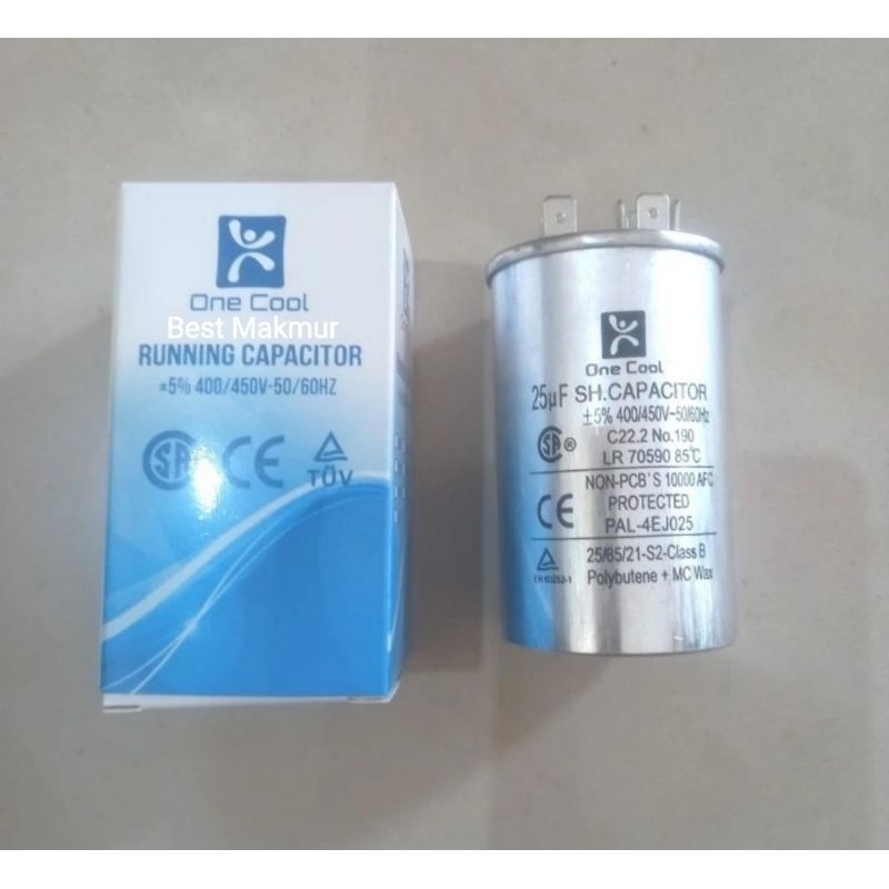 Jual capasitor ac 25uf 400vac kapasitor 25uf 400vac | Shopee Indonesia