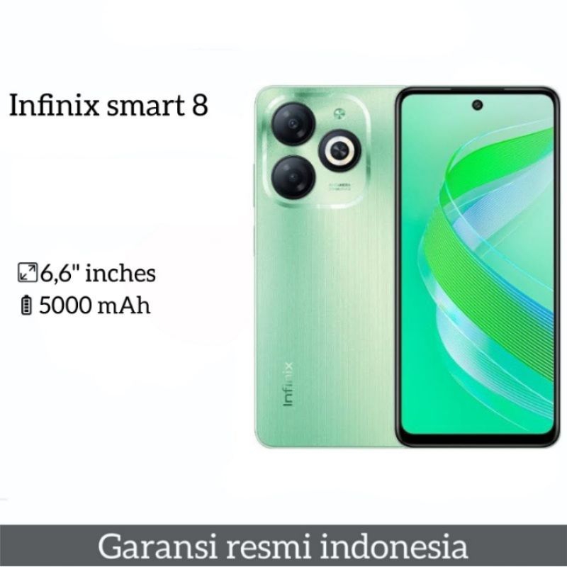 Jual Infinix Smart 8 Pro 4/256GB- Up to 8 GB Extended RAM - 6.6" 90Hz Puch Hole Display - Helio ...