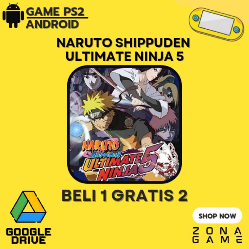 Jual Game PS2 Naruto Shippuden Ultimate Ninja 5 | Game Android | BELI 1 GRATIS 2+Bonus Emulator ...
